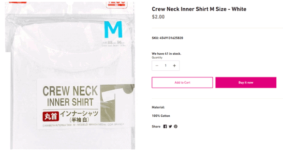 Daiso has a new online store with $5 delivery fee
