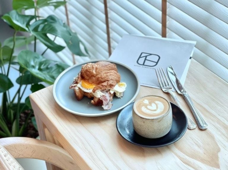 House Downstairs — Sleek minimalist café with bold Asian fusion ideas