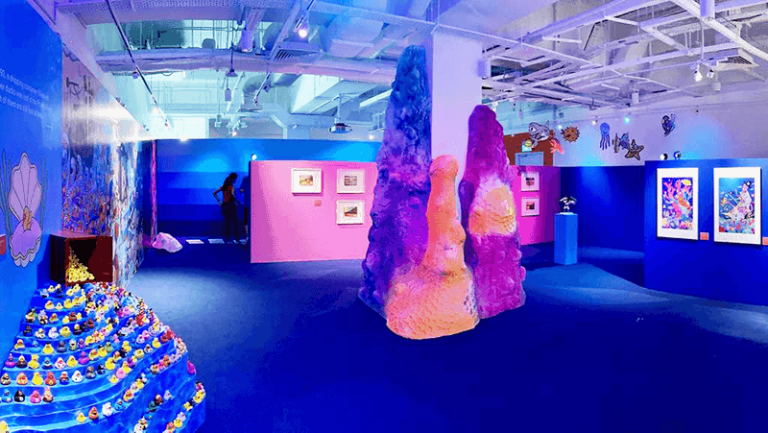 The Sea Show is a free ocean-themed exhibition with a maze-like experience