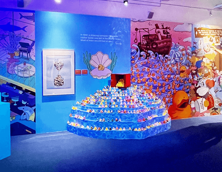 The Sea Show is a free ocean-themed exhibition with a maze-like experience