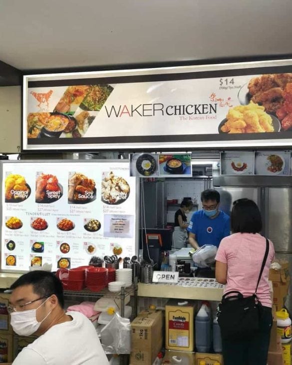 Waker Chicken sells affordable Korean Fried Chicken starting from just $6