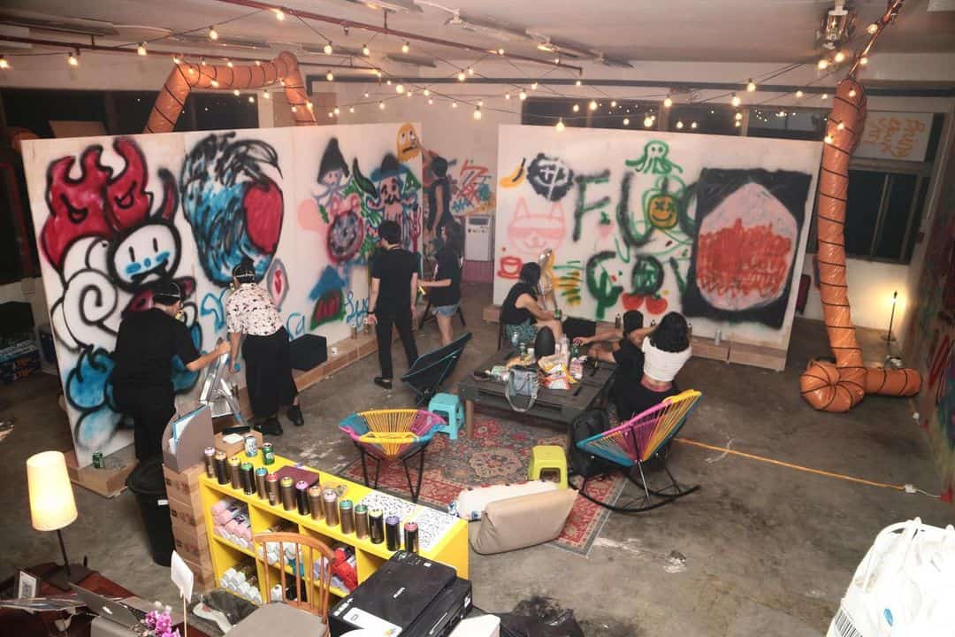 Heaven Spot is a place for legal graffiti so the cops won't hunt you down