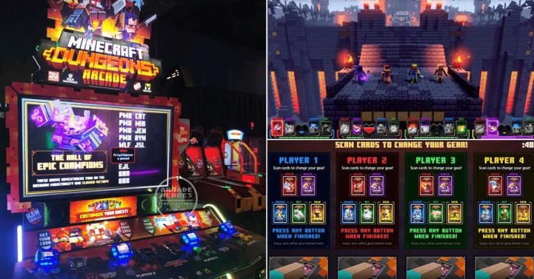 4-player Minecraft Dungeons Arcade game coming to Timezone Vivocity on ...