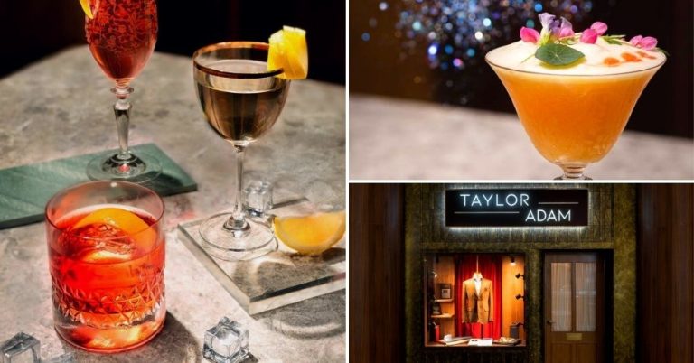Taylor Adam is a snazzy secret bar hidden behind a tailor shop at ...