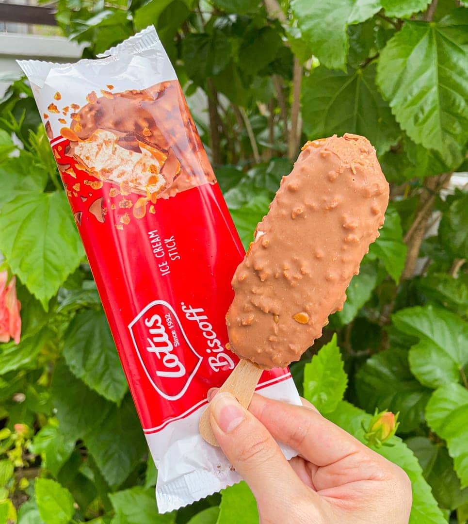 Lotus Biscoff ice cream is now available on Shopee for a limited time