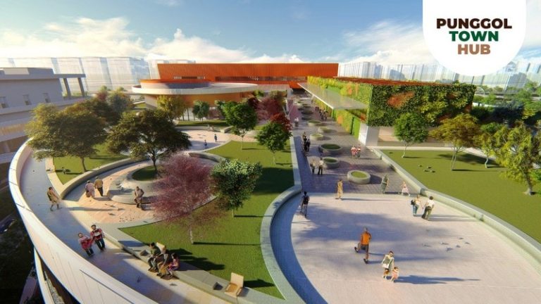 Punggol unveils one-stop mega hub with a hawker centre, sports arenas ...