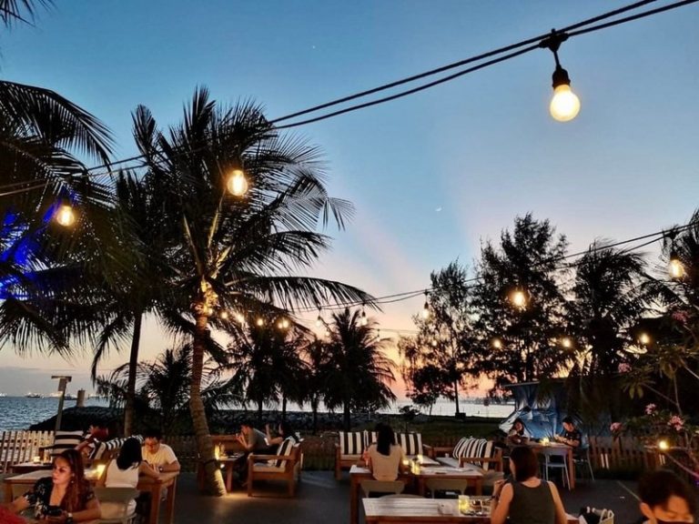 Dine by the sea, spot planes & admire the sunset at this vibey seaside ...