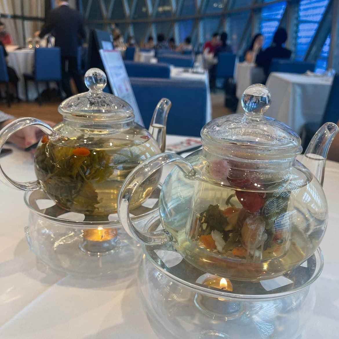 Jumbo Seafood has a seafood canapé and dim sum afternoon tea