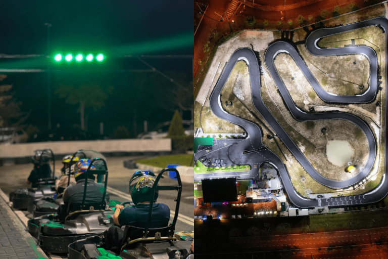 RUD Karting is a go-kart place in JB open till 2am with a cafe & more