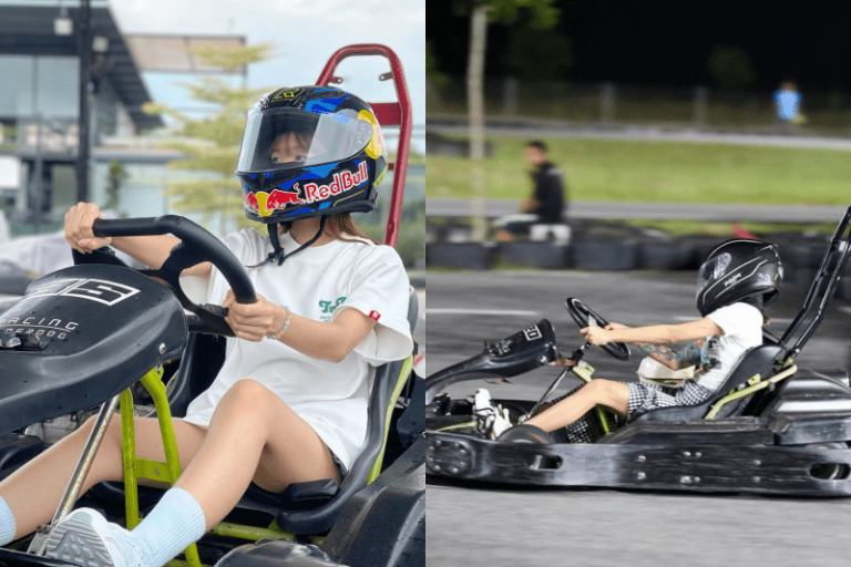 RUD Karting is a go-kart place in JB open till 2am with a cafe & more
