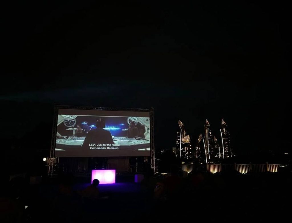 Sentosa has a free beachside cinema with no bookings required