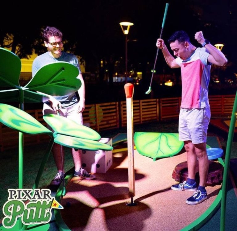Pixar Putt is a pop-up mini golf course at Marina Bay Sands