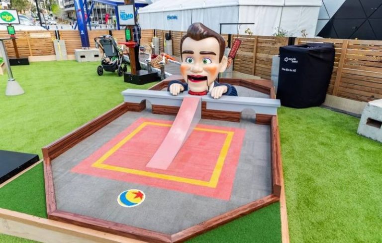 Pixar Putt is a pop-up mini golf course at Marina Bay Sands