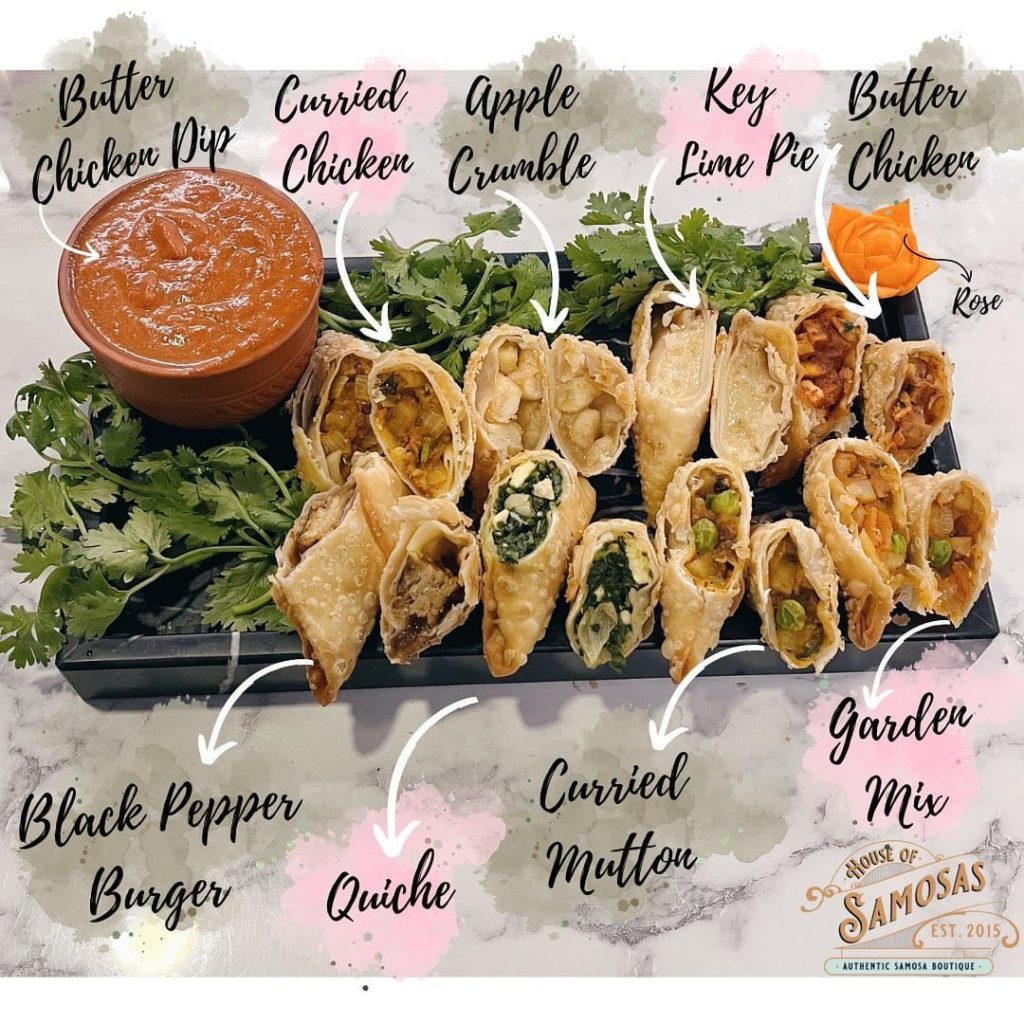 House of Samosas is a snack bar serving samosas in unique flavours like ...