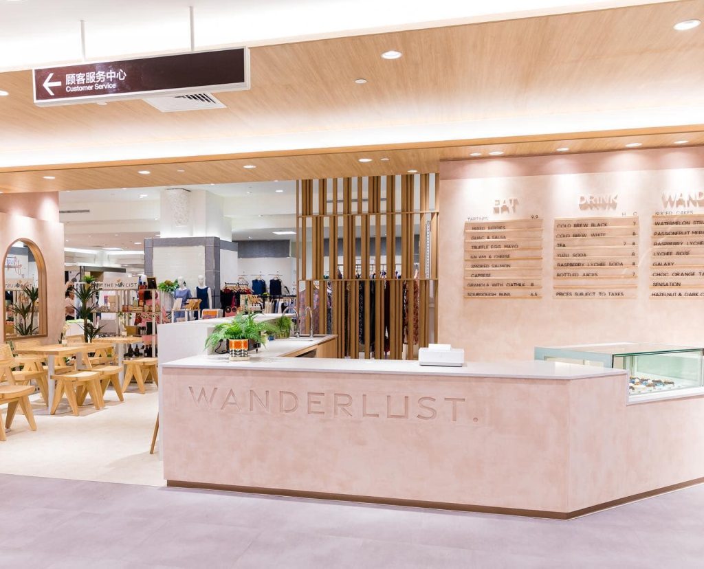 Wanderlust Café is a pink-themed cafe in Takashimaya serving dainty ...