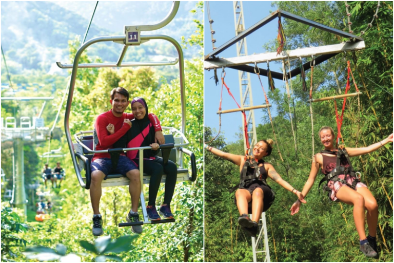ESCAPE Penang is a theme park in Malaysia where you can ski
