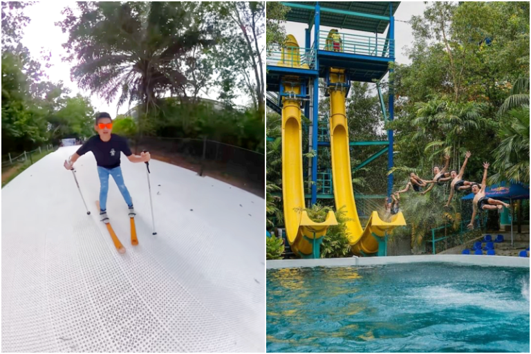 ESCAPE Penang is a theme park in Malaysia where you can ski
