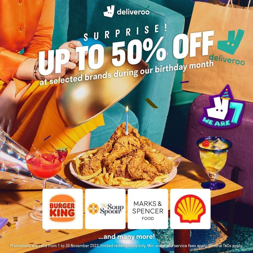 Deliveroo Singapore has 1-for-1 deals and a one-day pop-up event with ...