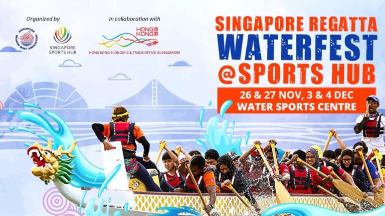Watch a free dragon boat race at Singapore Regatta Waterfest @ Sports Hub