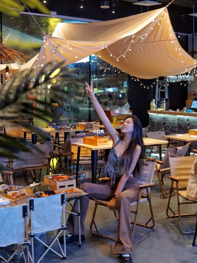 La Xiao Chuan is a unique camping-themed restaurant that stays open ...