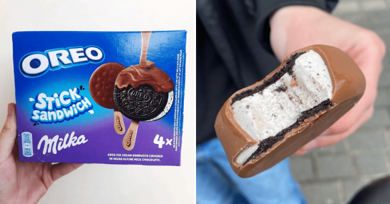 You can now find chocolate-coated OREO Stick Sandwich Milka at ...