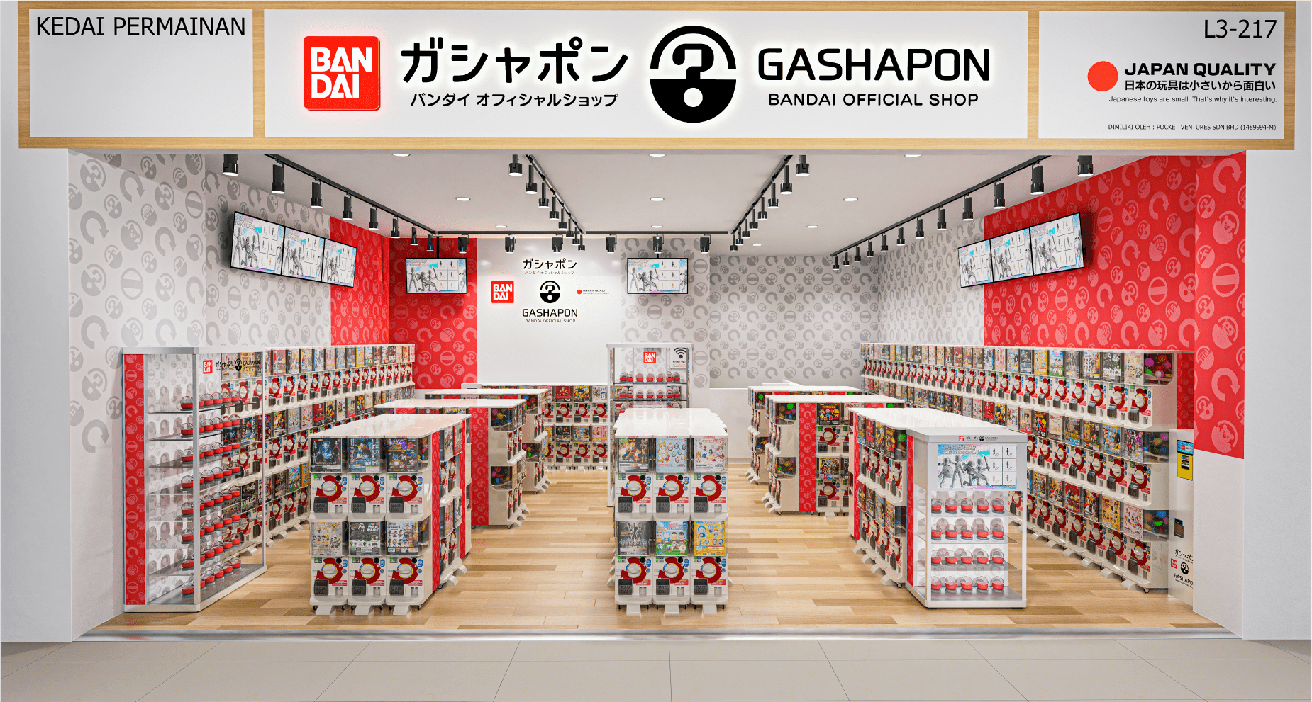 Gashapon Bandai is finally opening its first official shop in Southeast ...