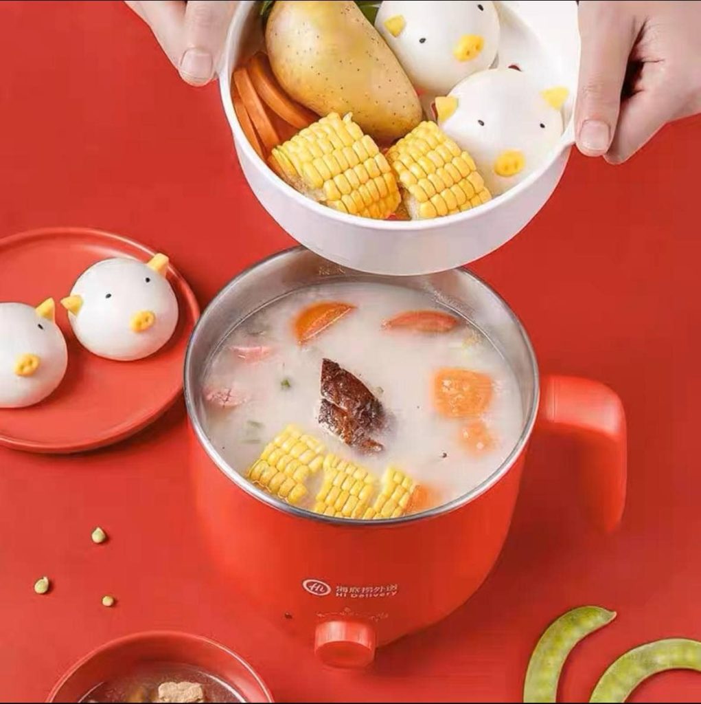 Get a free Haidilao mini electric hotpot with every set meal ordered