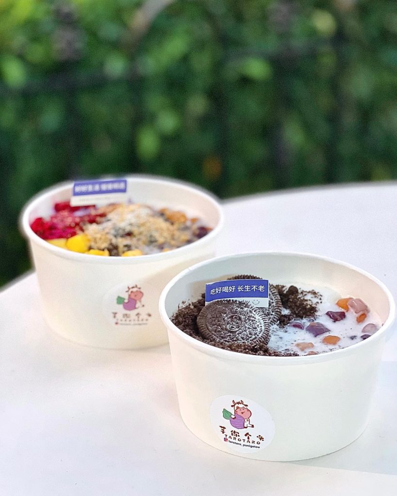 TAROTARO in JB serves taro shaved milk ice, taro boba milk from S$2.28