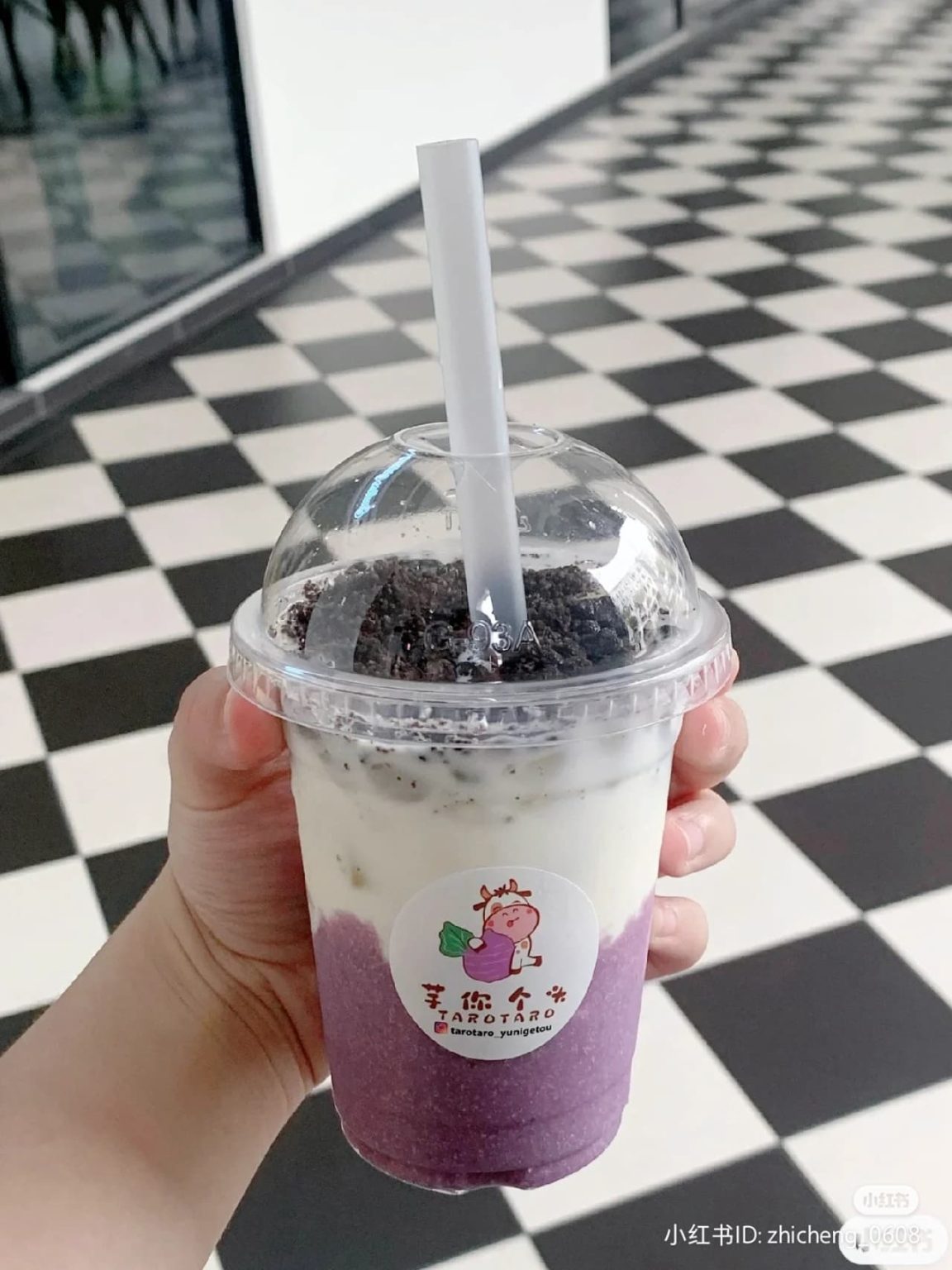 TAROTARO in JB serves taro shaved milk ice, taro boba milk from S$2.28