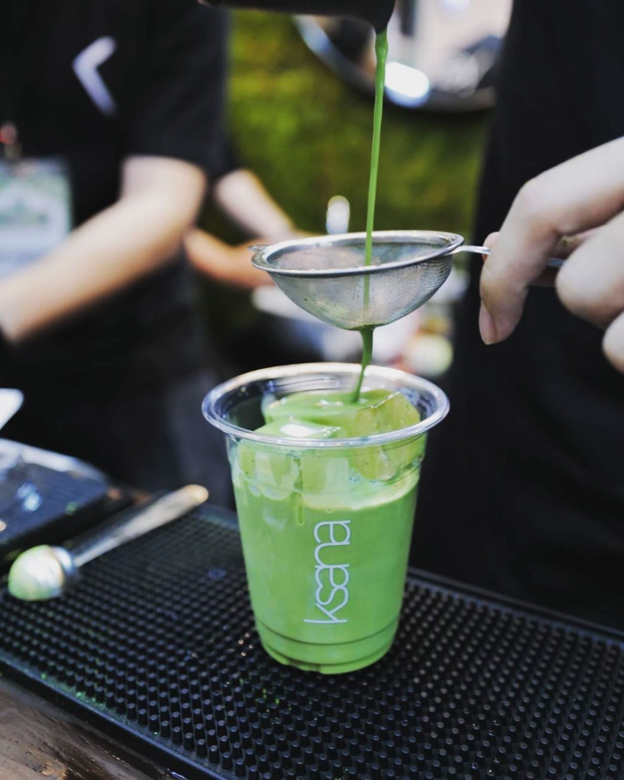 Ksana Matcha is a super aesthetic cafe in Bangkok