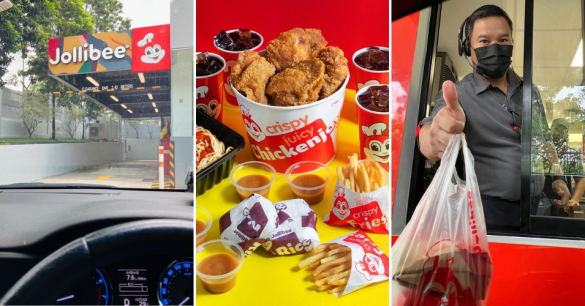 Jollibee has opened its first drive-thru in Jurong