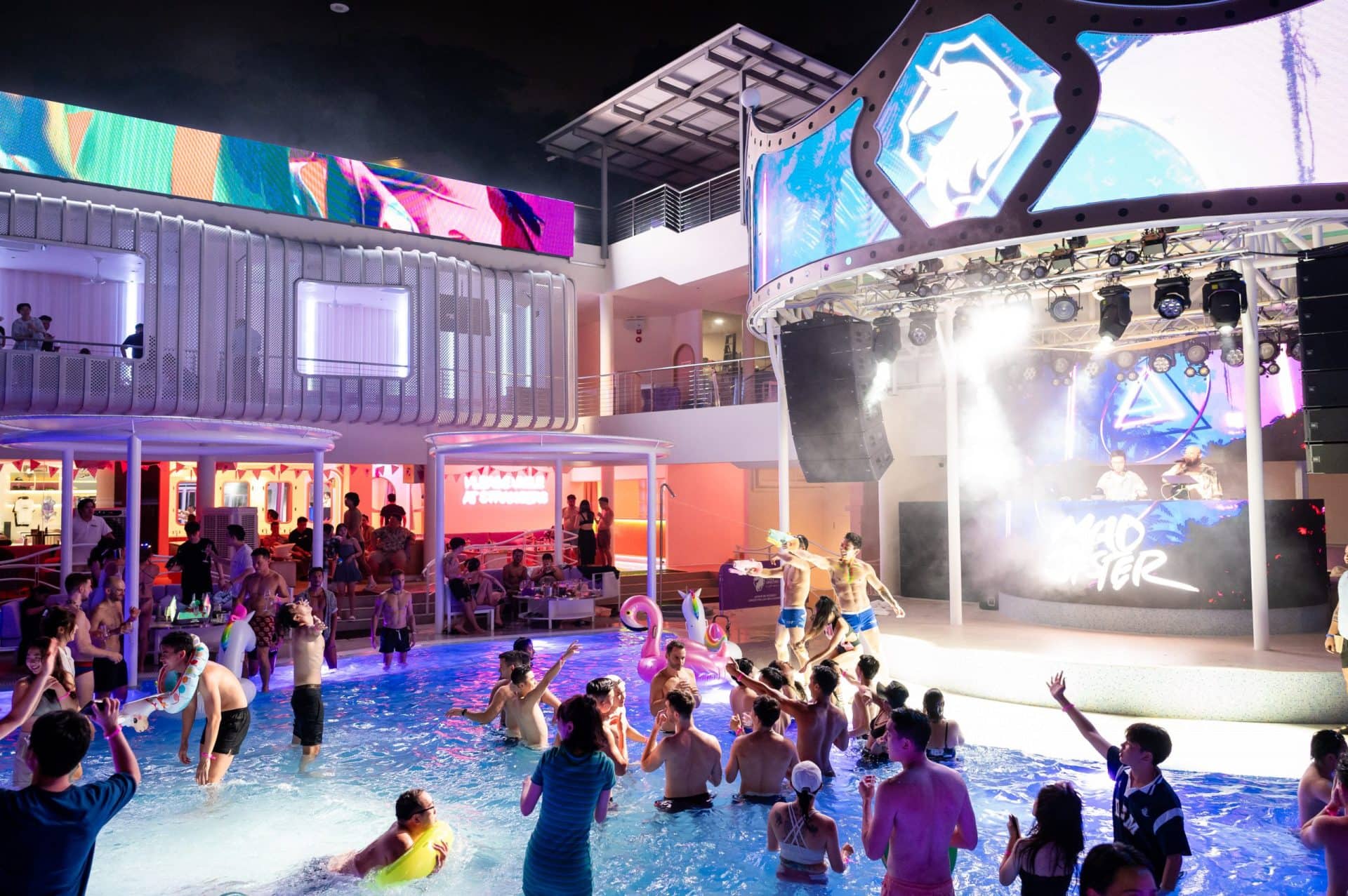 Tipsy Unicorn Beach Club officially opens in Sentosa