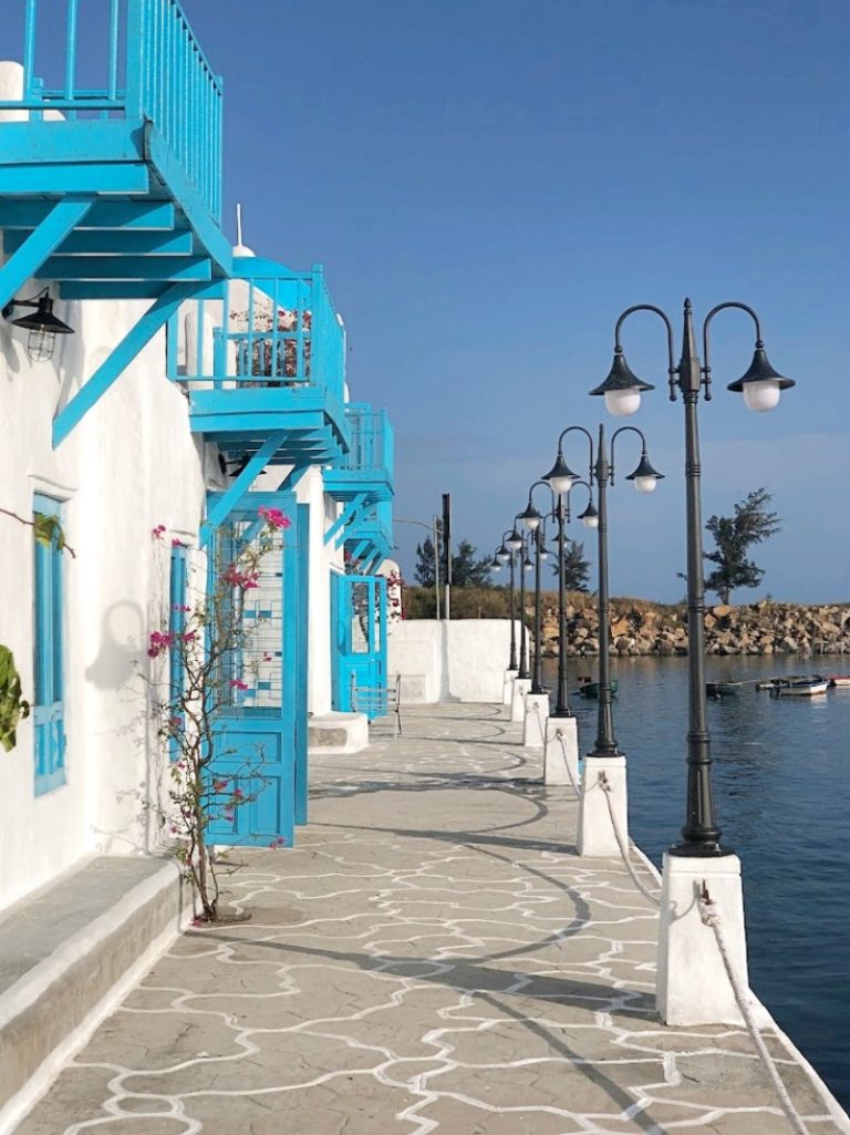 Son Tra Marina in Vietnam will transport you to Santorini