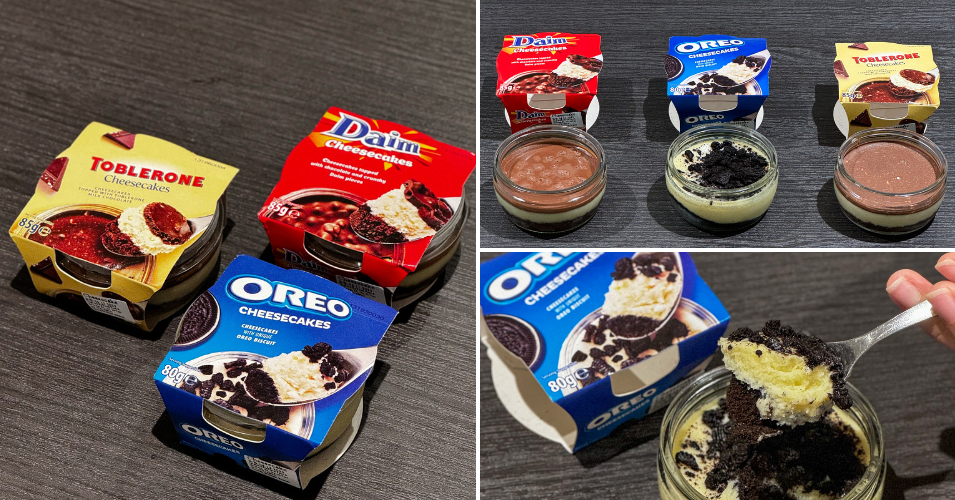 7-Eleven has mini Oreo, Tolberone & Daim cheesecakes