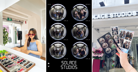 Solace Studios has new a low-angle, fisheye & elevator- themed photobooth