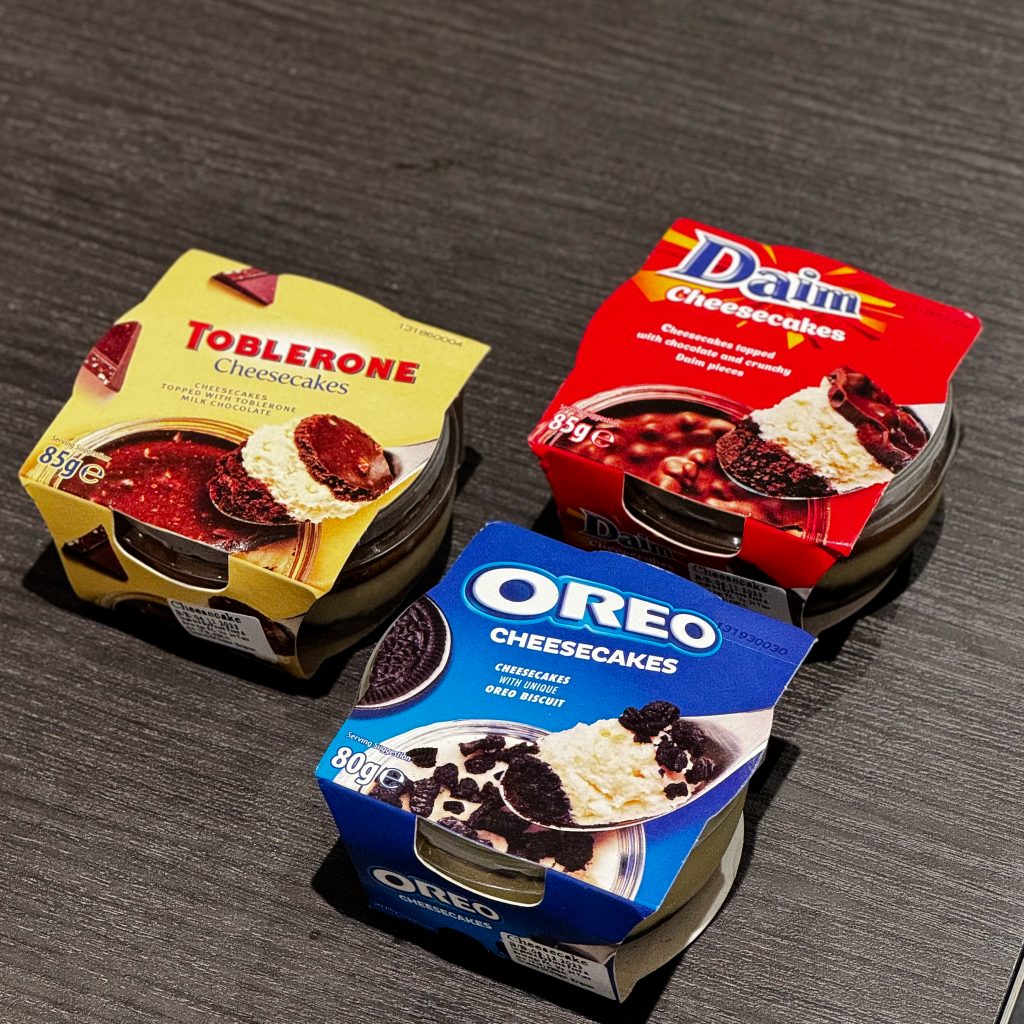 7-Eleven has mini Oreo, Tolberone & Daim cheesecakes