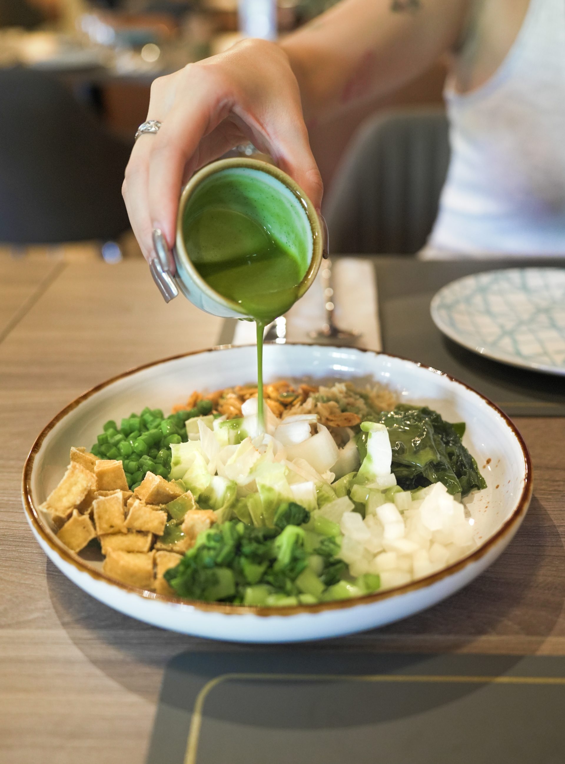 Martin's Kitchen serves unique fusion dishes like matcha thunder tea ...