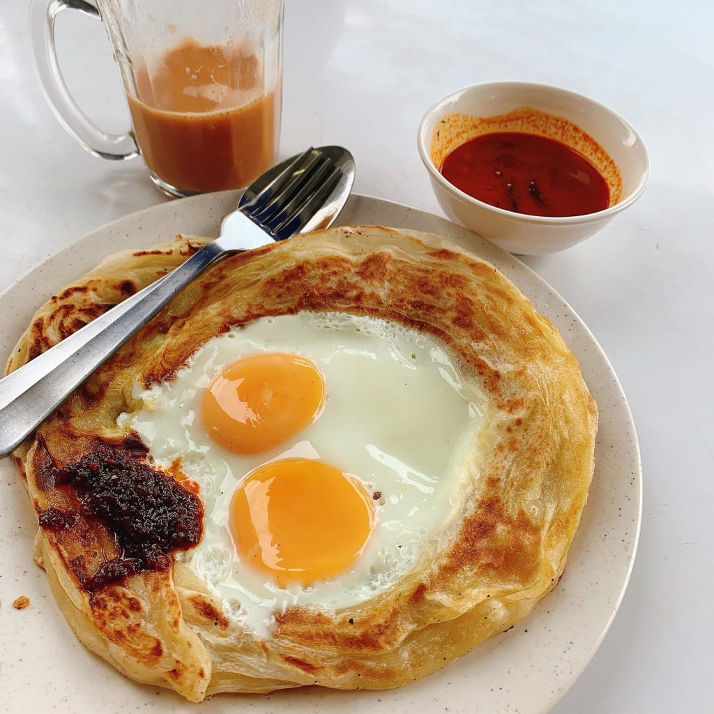 Mihrimah Restaurant has Malaysian-style "bird's nest" roti canai