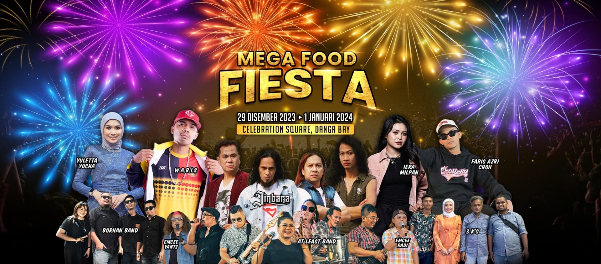 This free fiesta in JB has street food, live music, fireworks & more