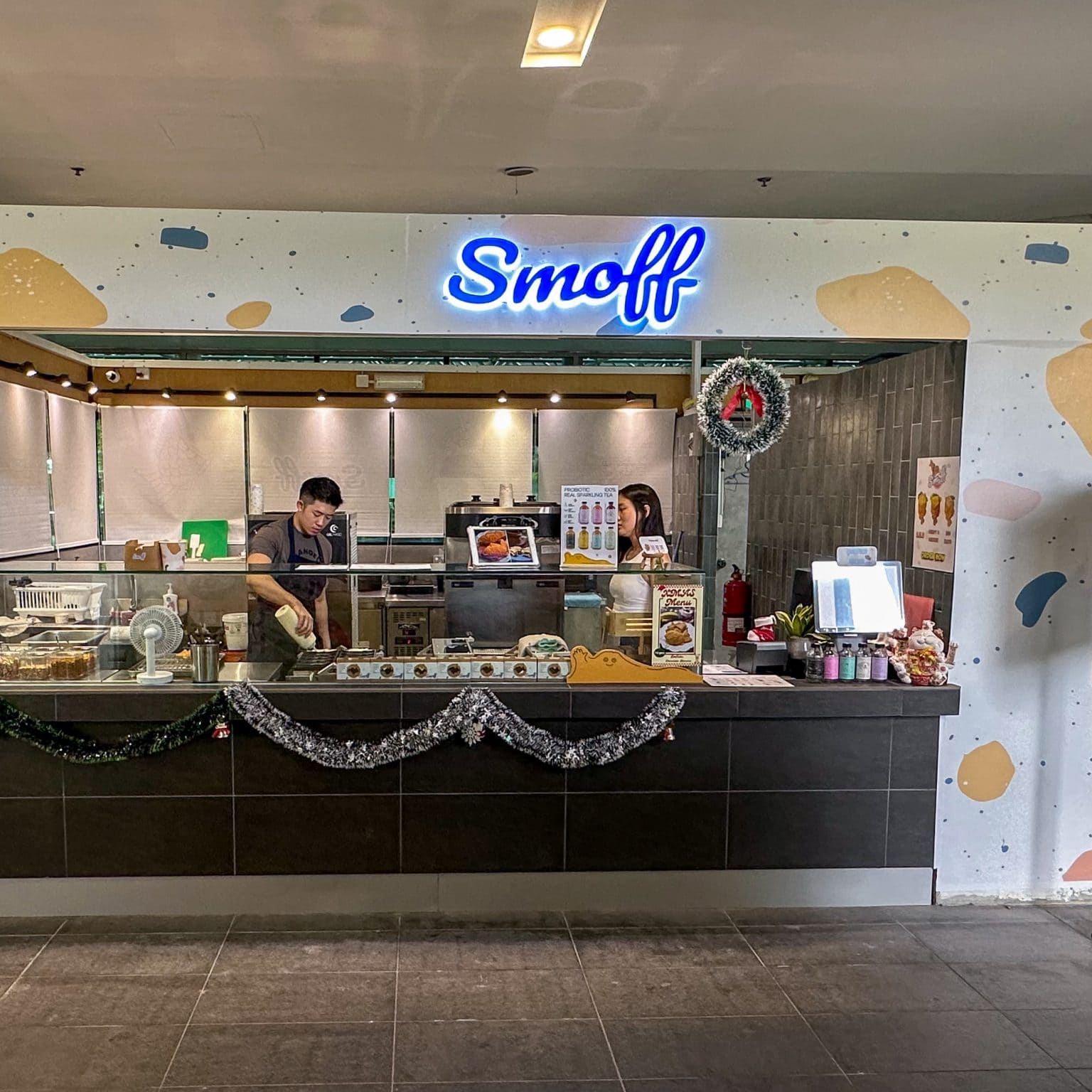 Smoff in SMU has customisable mochi waffles with soft serve