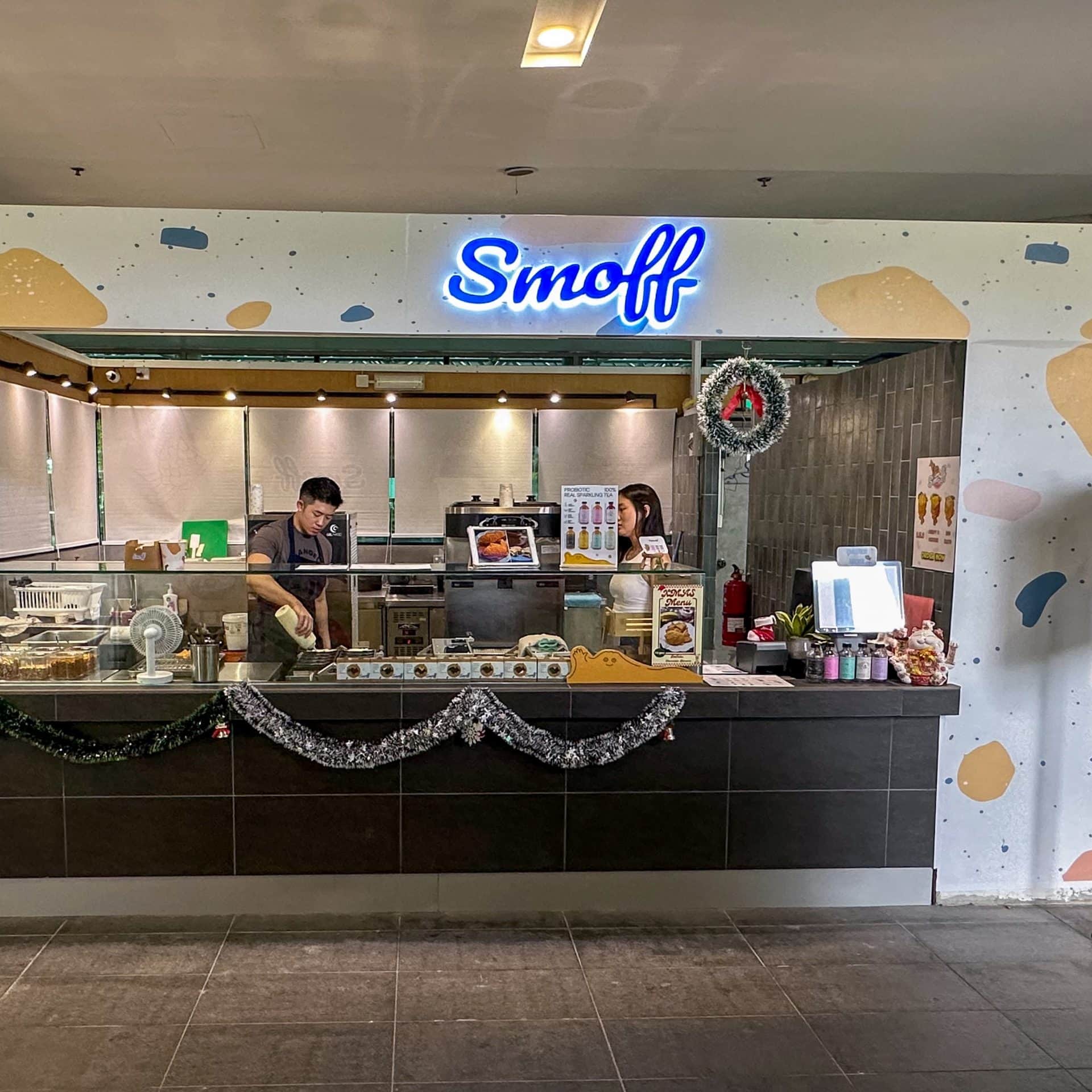 Smoff in SMU has customisable mochi waffles with soft serve