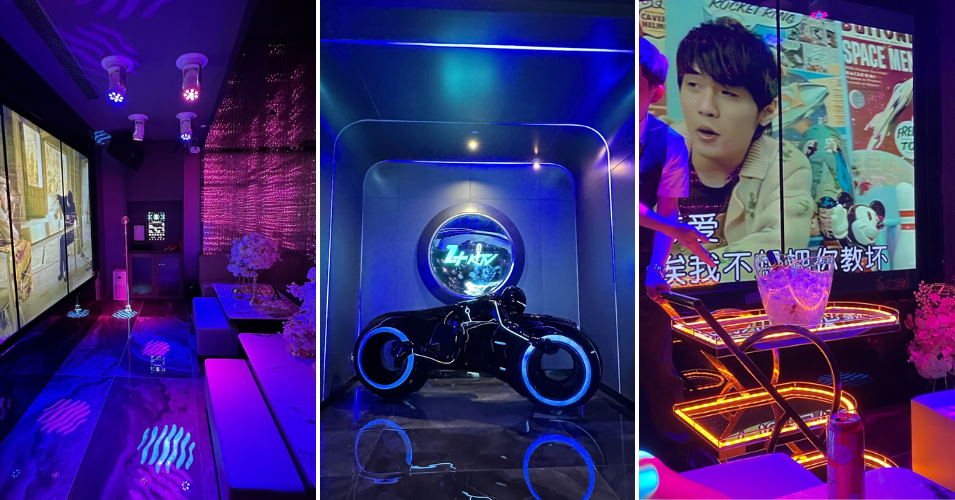 This cyber-themed KTV in town has "lightbike", 17 rooms and more