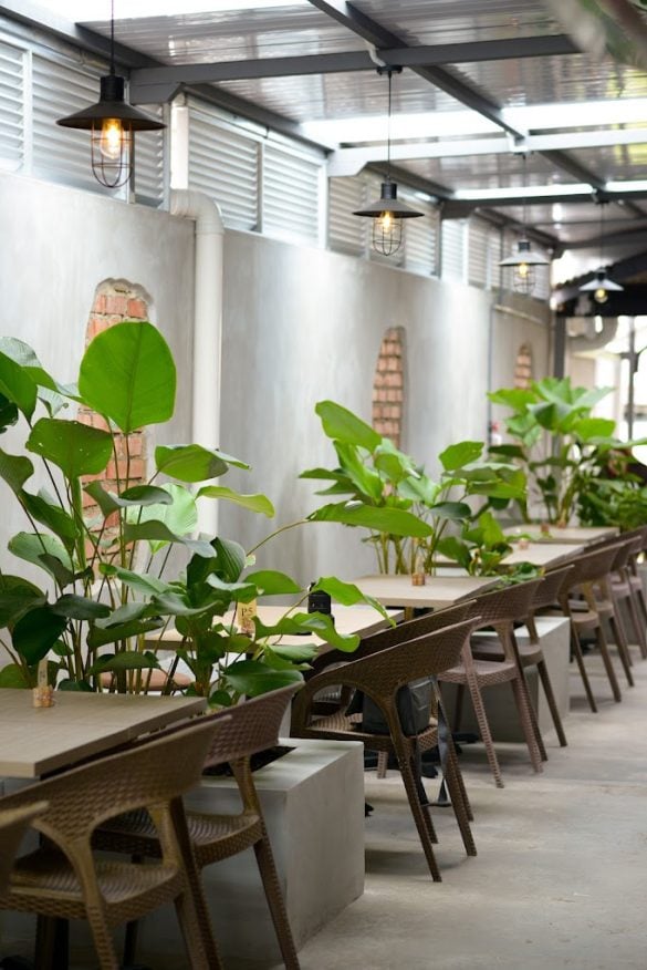 Flame & Fern is an industrial JB cafe overlooking scenic views