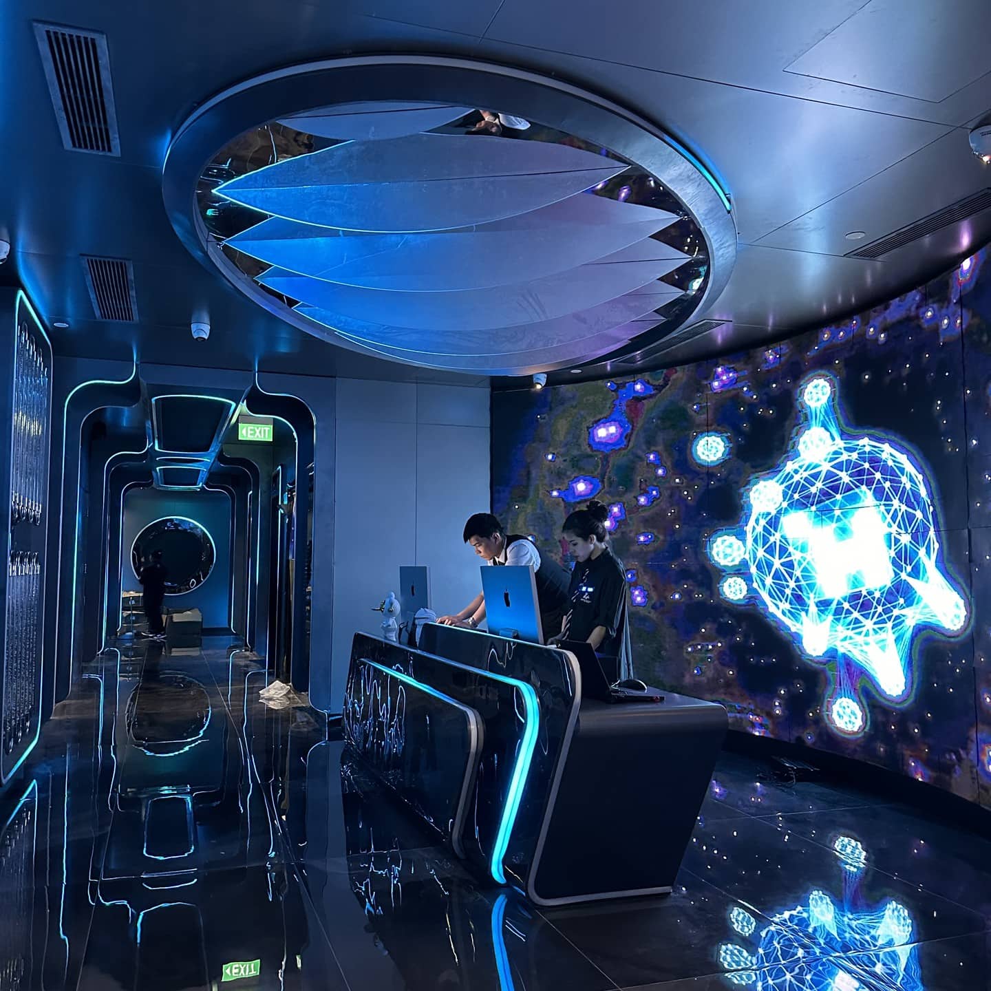This cyber-themed KTV in town has "lightbike", 17 rooms and more