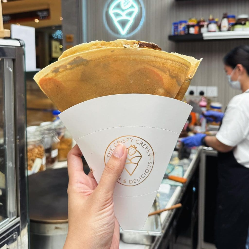 The Crispy Crepes has unique Thai snacks & crepes