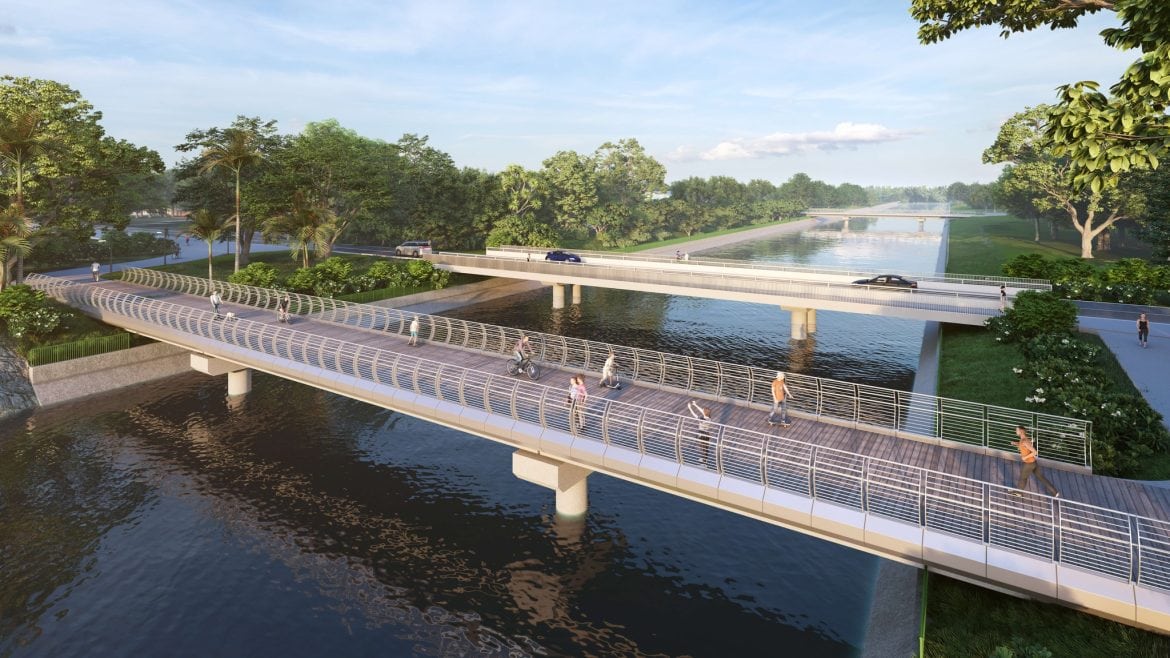 The 18km Eastern Corridor has new cycling routes & more