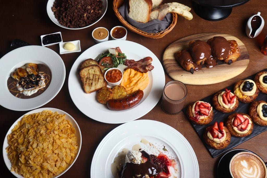 Free-flow brunch buffet at Awfully Chocolate Bakery & Cafe