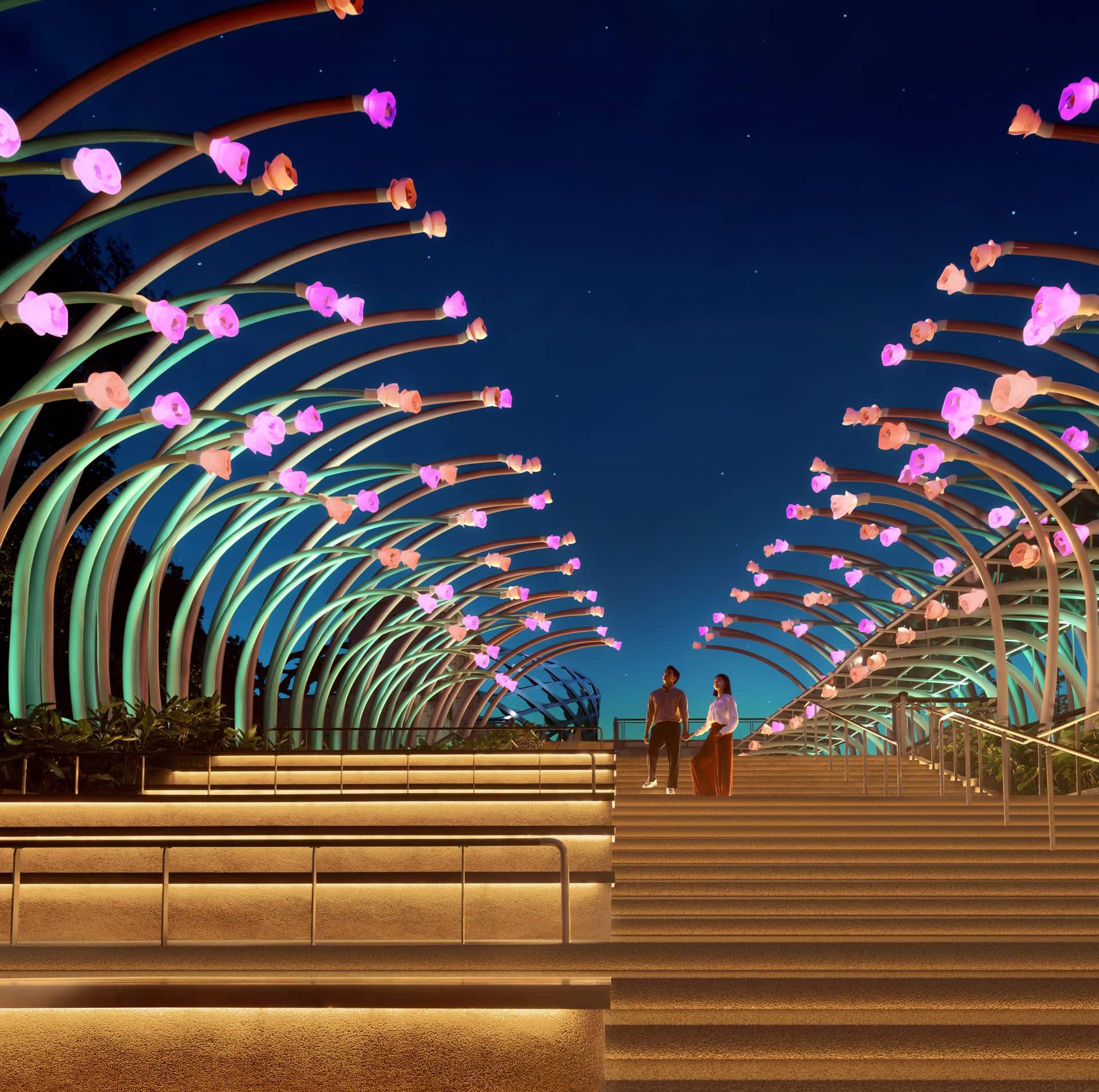 Sentosa Sensoryscape is a free multi-sensory immersive park