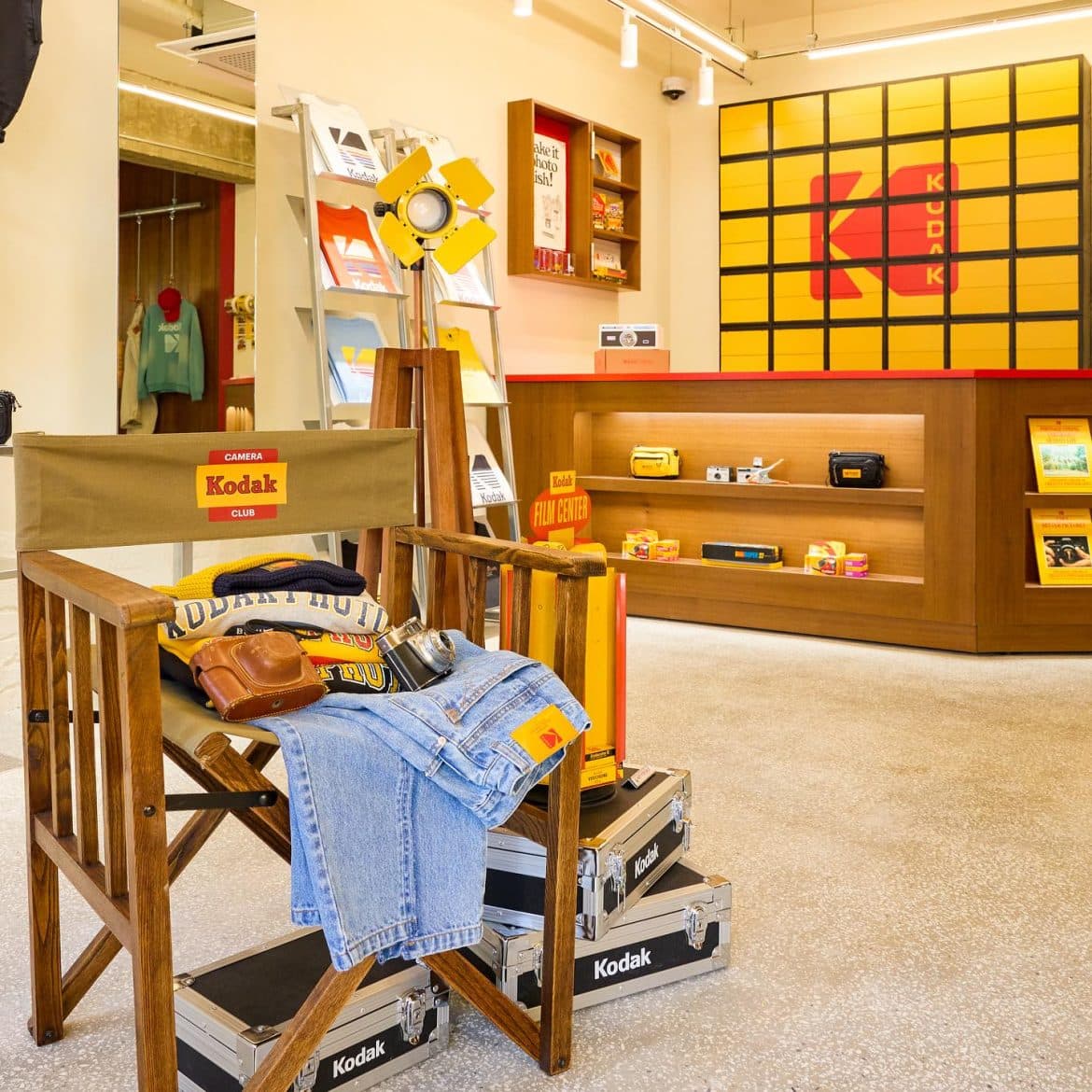 Kodak Corner Shop in Korea has vintage-style graphic tees & more