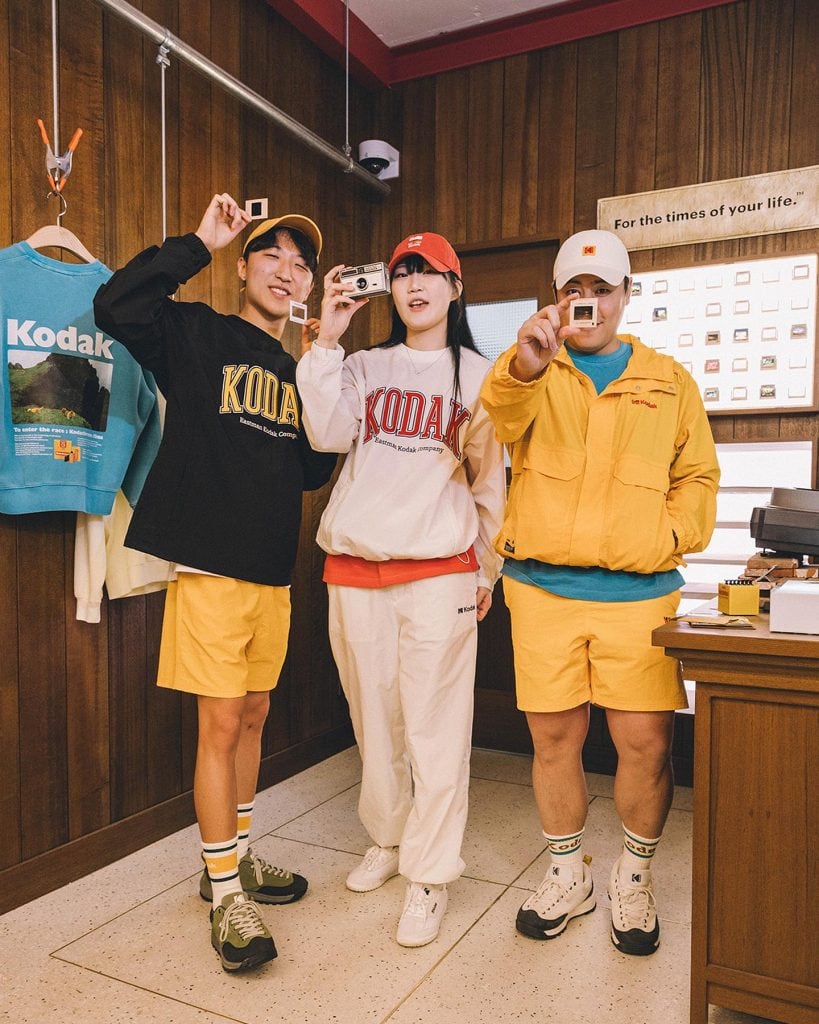 Kodak Corner Shop in Korea has vintage-style graphic tees & more